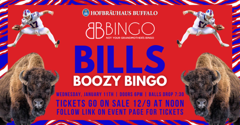 Bills Boozy Bingo with BBs Bingo! - Hofbräuhaus Buffalo